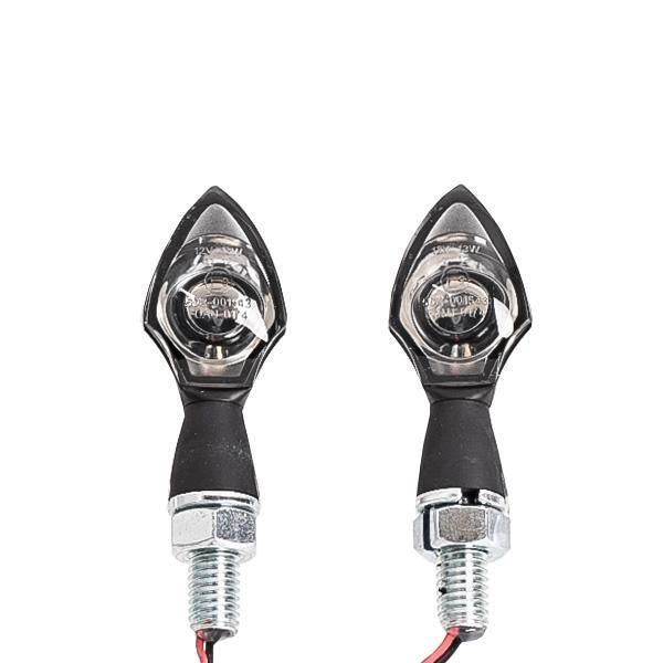 Top-line Black Led Universal Turn Signals ECE Approved – Killer Custom